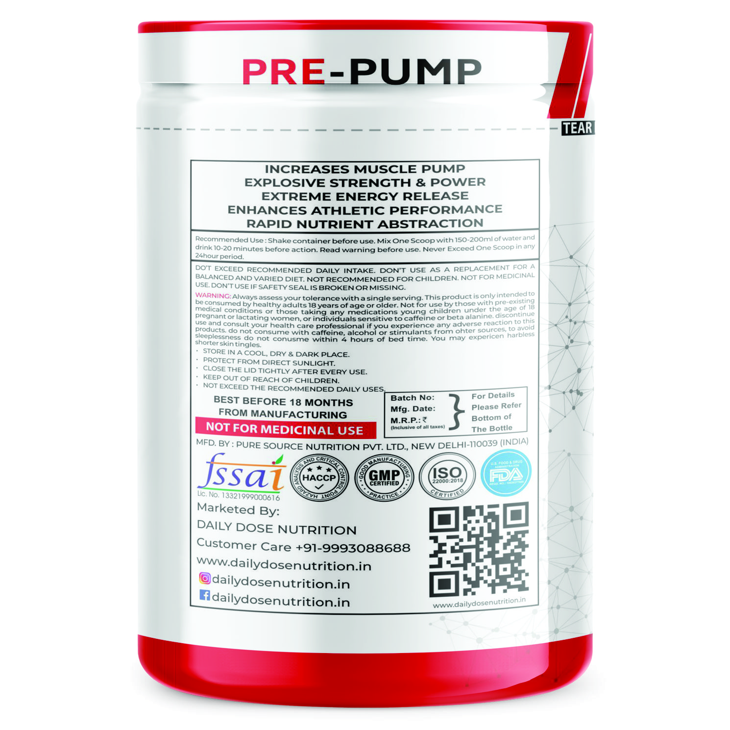 Daily Dose Pre-Pump – Dailydosenutrition