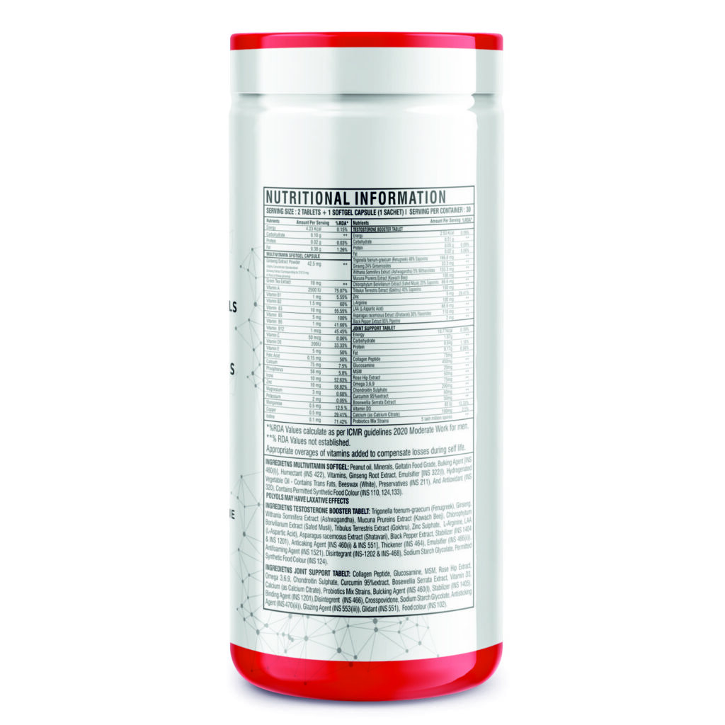 Daily Dose Multivitamins Minerals Testo-Booster – Dailydosenutrition